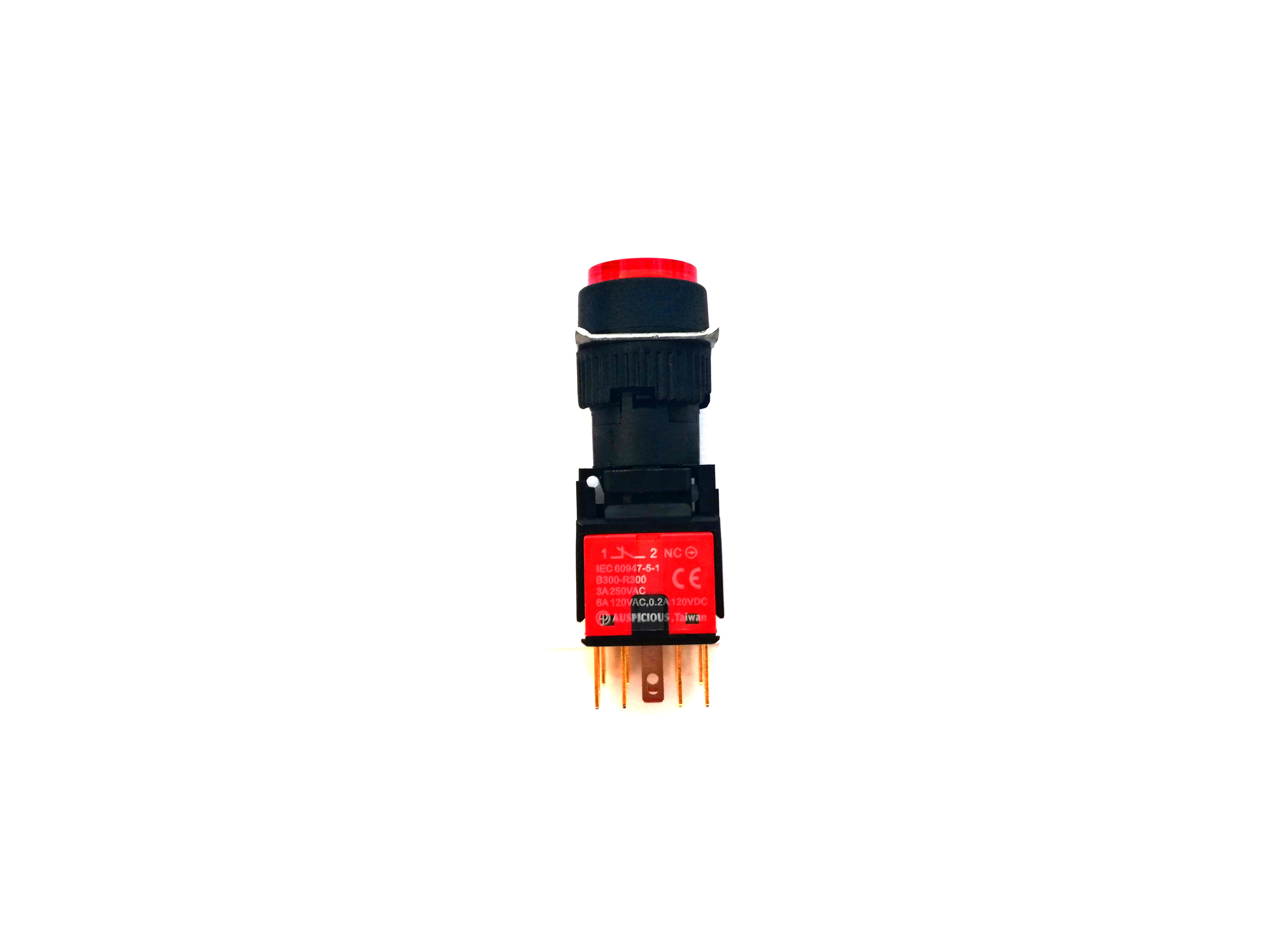 A16RMS 16mm Red Momentary Illuminated Push Button – Hassan Abbas ...