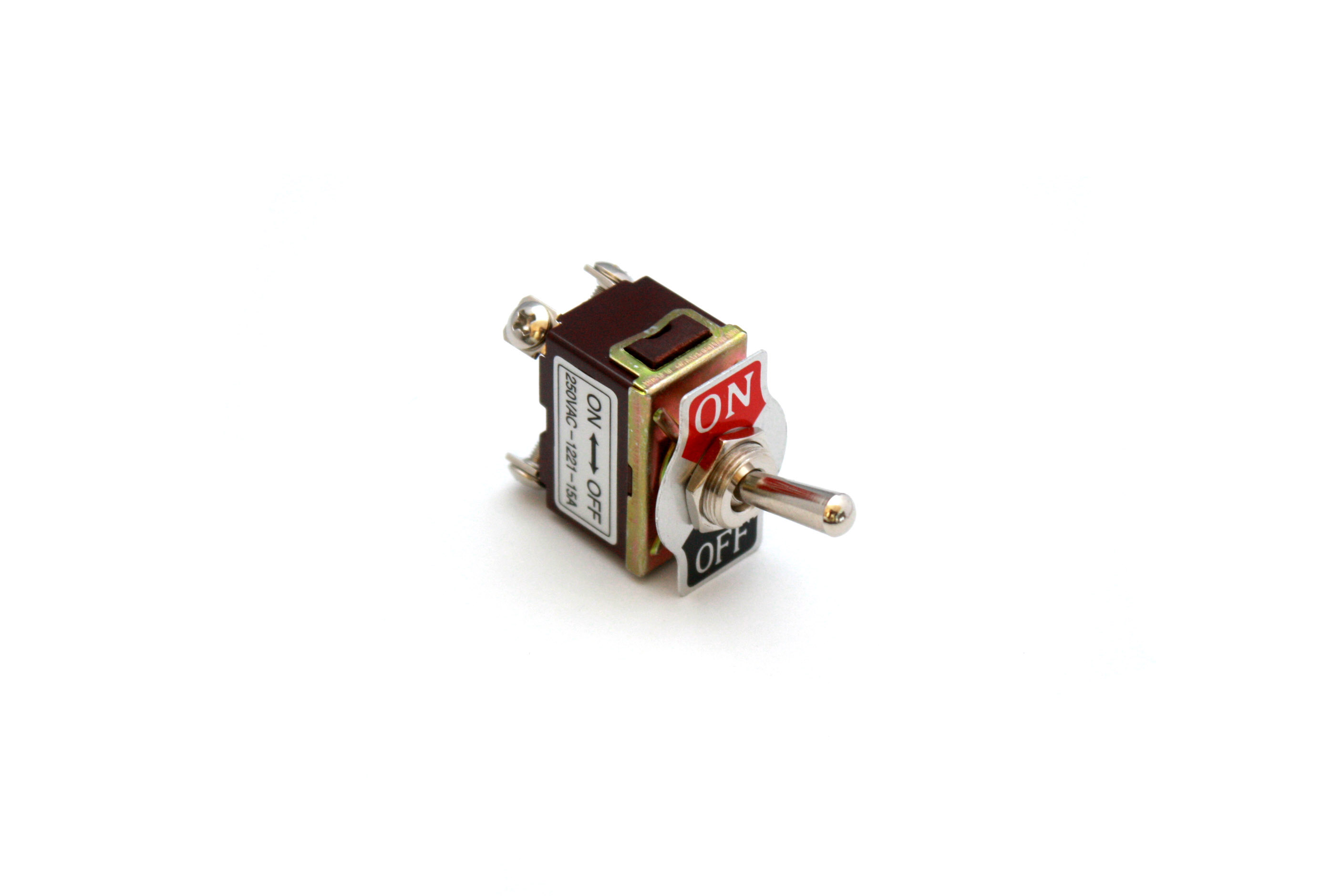 Toggle Switch DPST Heavy Duty DPST ON-OFF Toggle Switch - 15A 250V, 4 ...