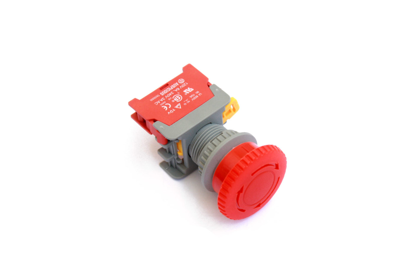 Emergency Stop Push Button 22mm NC IP65 Model: LMB22 Auspicious