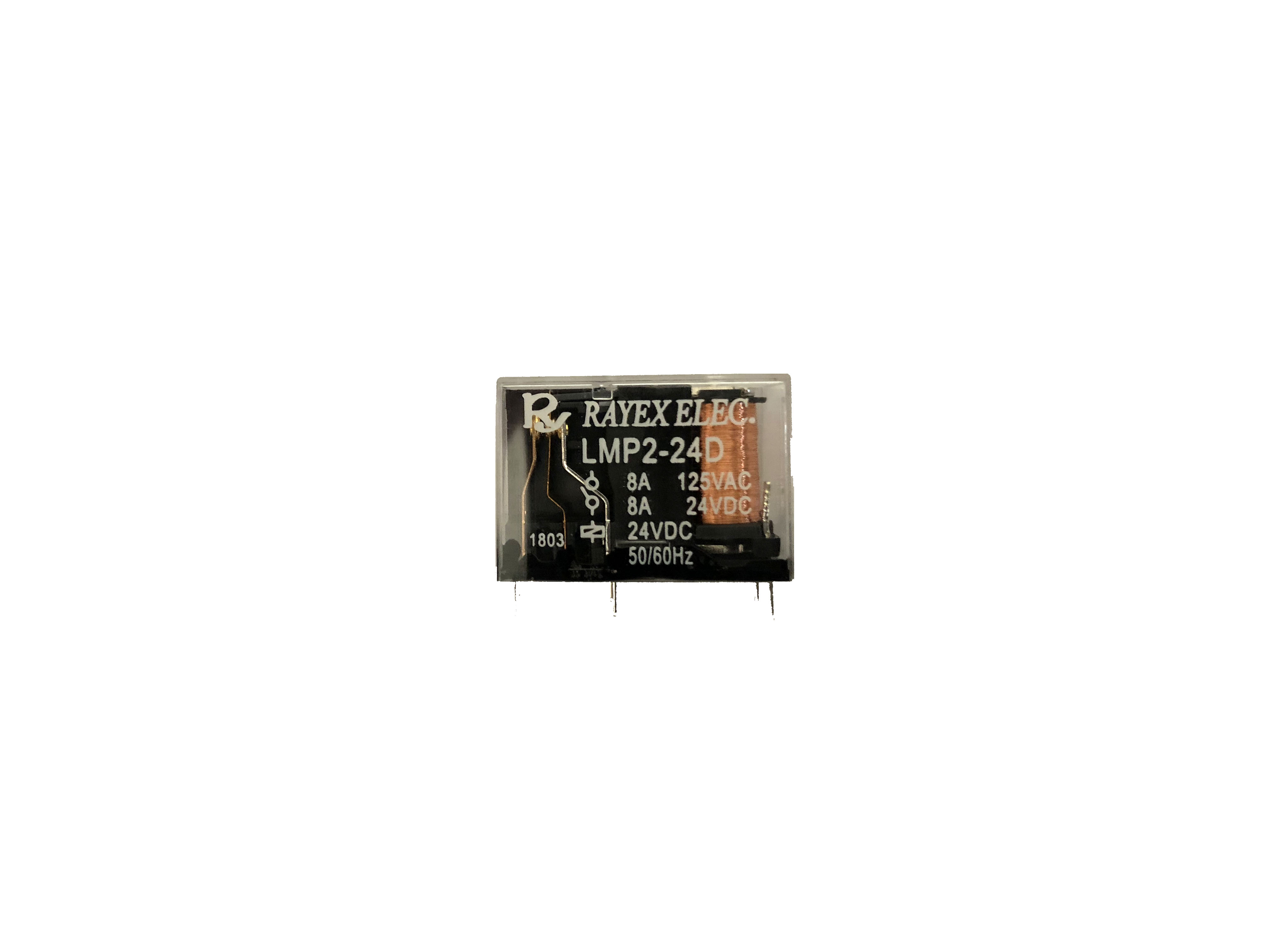 LMP224D PCB Mount Relay 8 Pin 24VDC DPDT Rayex