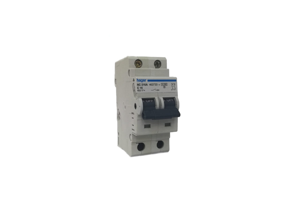 NC216A MCB 16A 2 Pole 10kA Type C - Hassan Abbas Trading Co. LLC