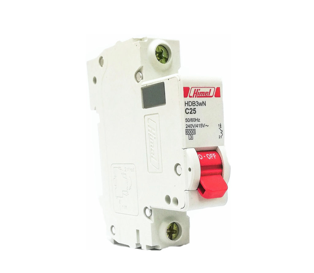 MCB 25A 1P 6Ka Type C - Hassan Abbas Trading Co. LLC