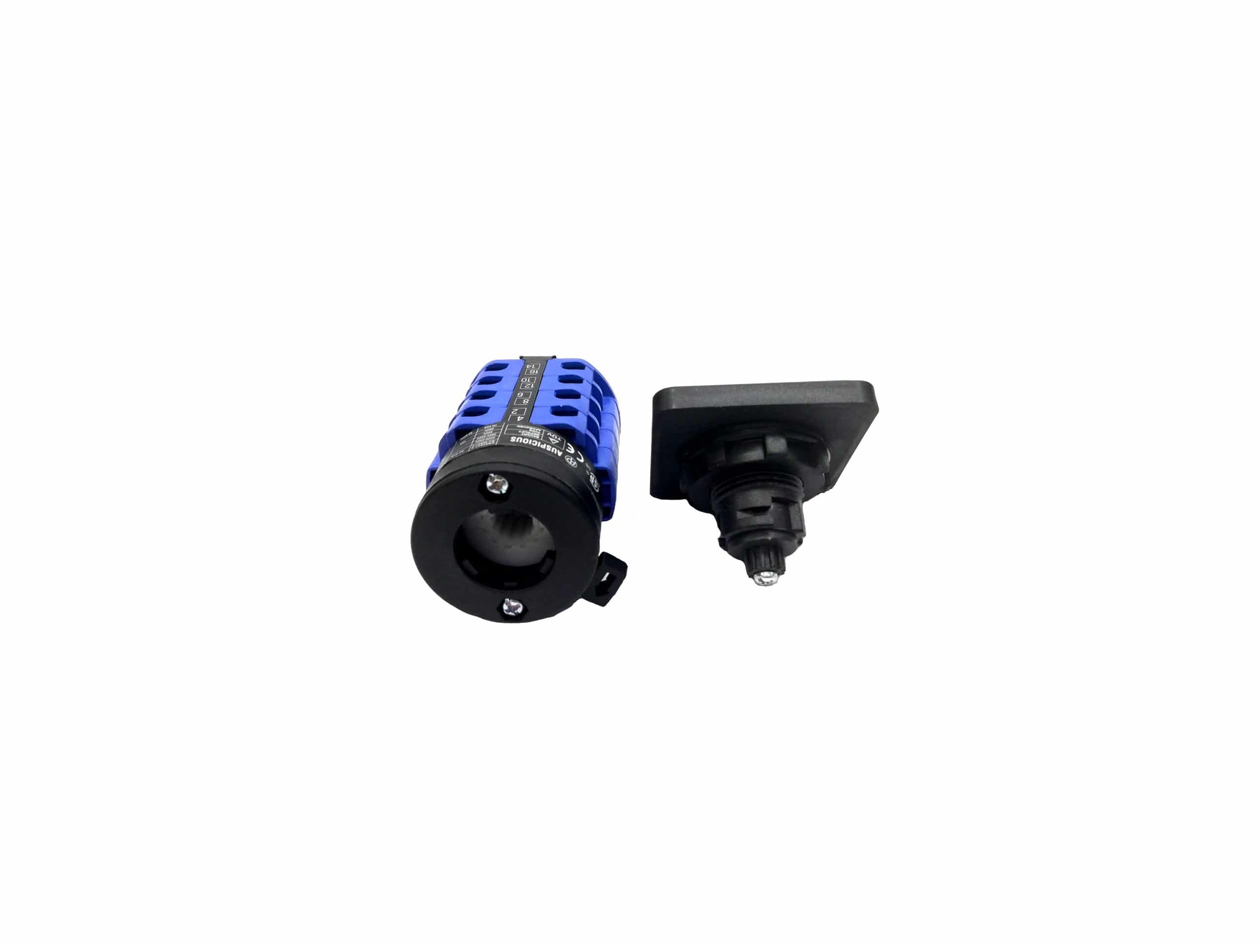 Key Type Changeover Switch 20Amp 4 Pole A220-K Auspicious