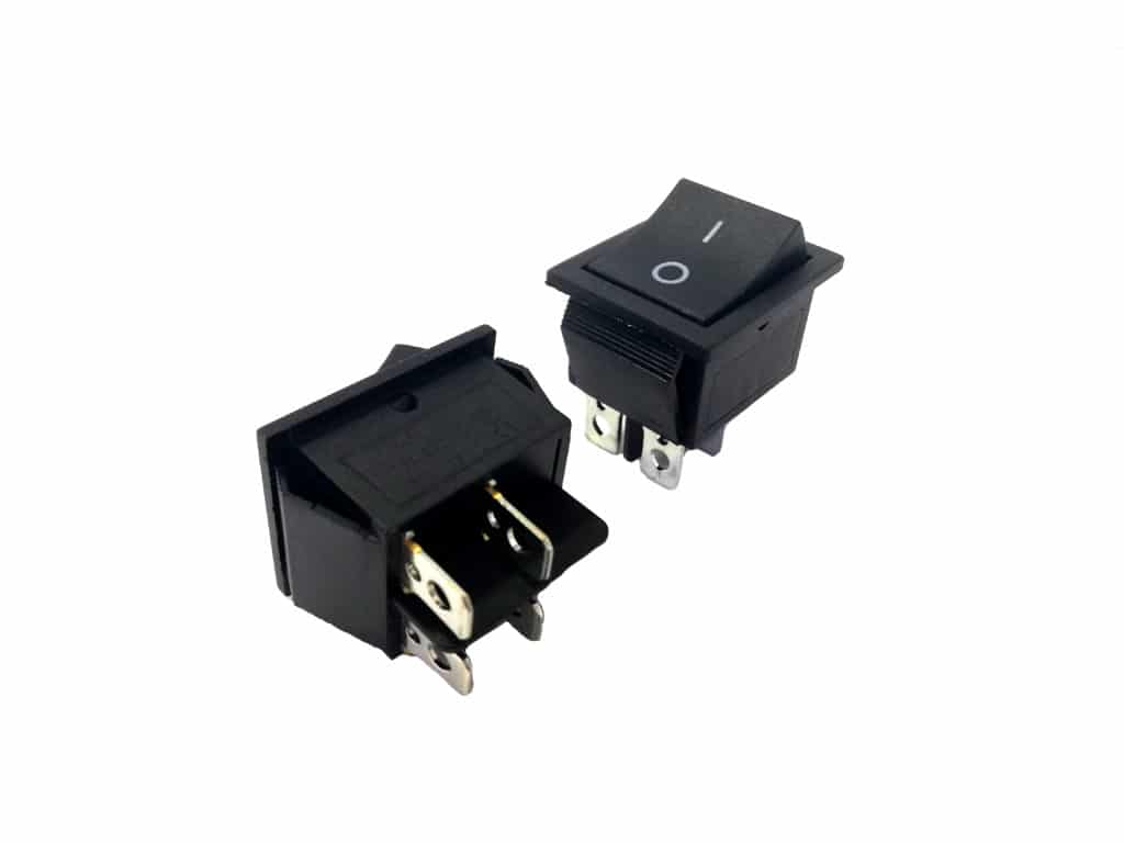 4Pin Black Spring Return Rocker Switch - Hassan Abbas Trading Co. LLC