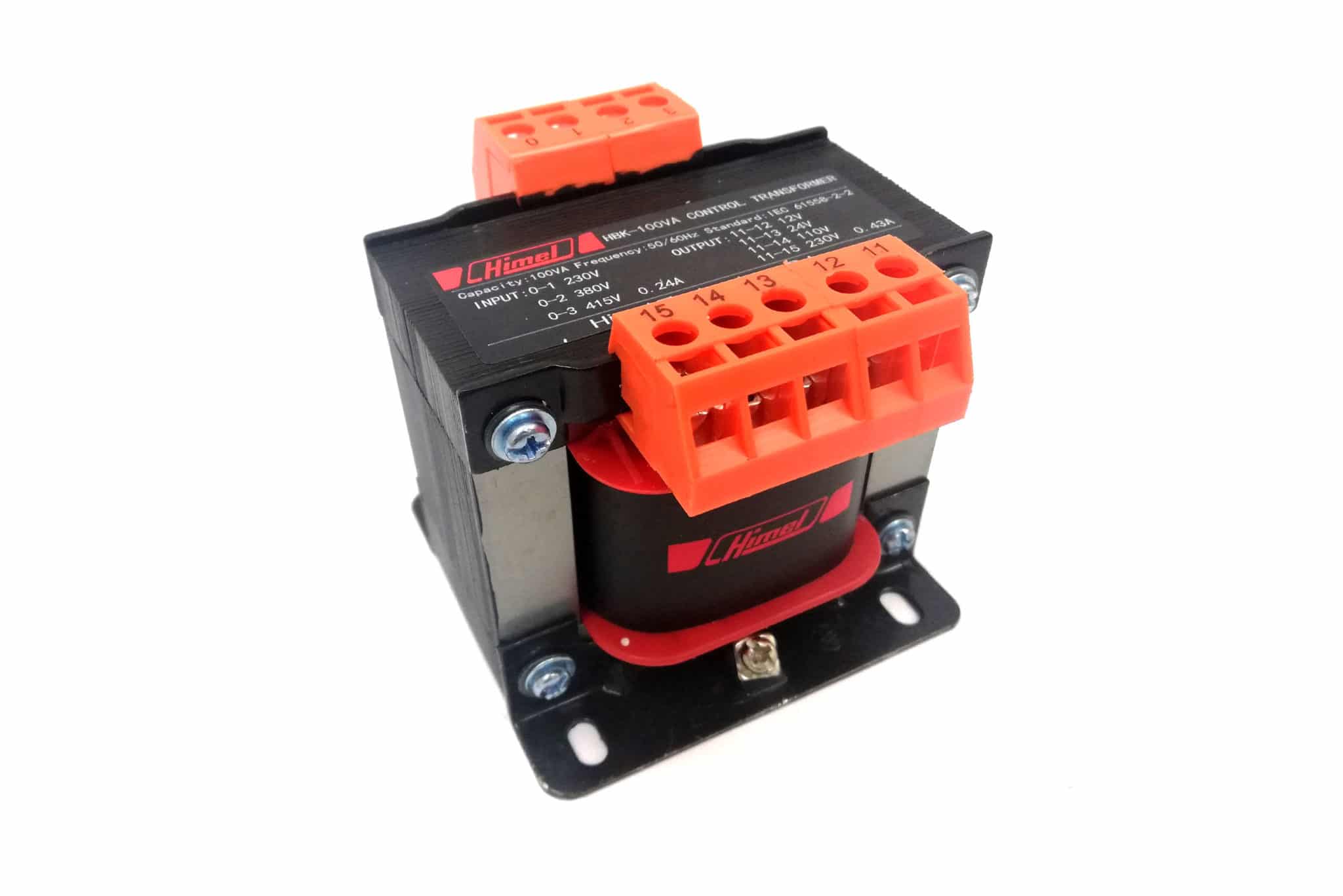 Multi Voltage Transformer 100va Ac Model Hbk00100h2mc Himel