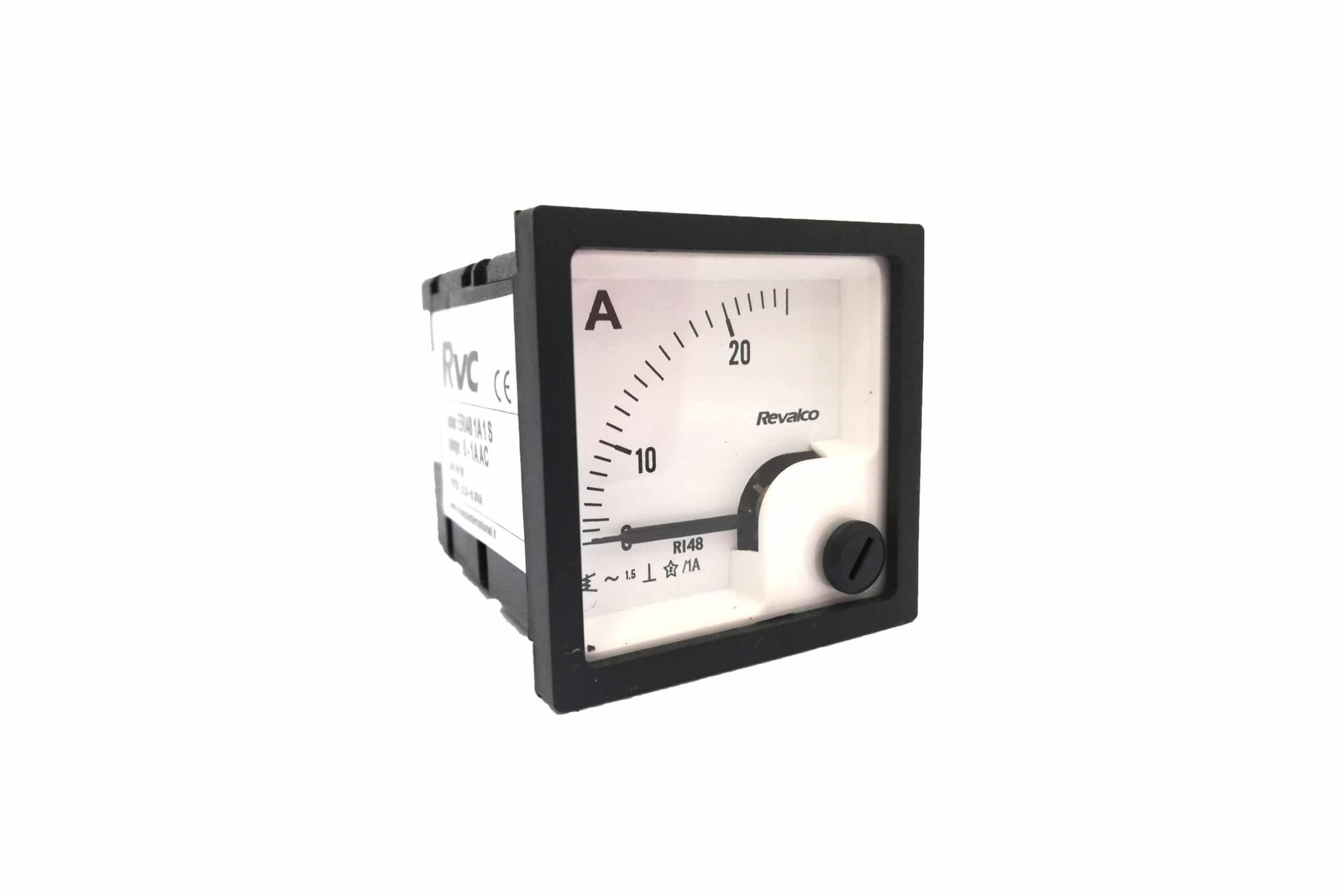 Ampere Meter Analog AC 48x48 CT Operated Model: ERI48 Revalco