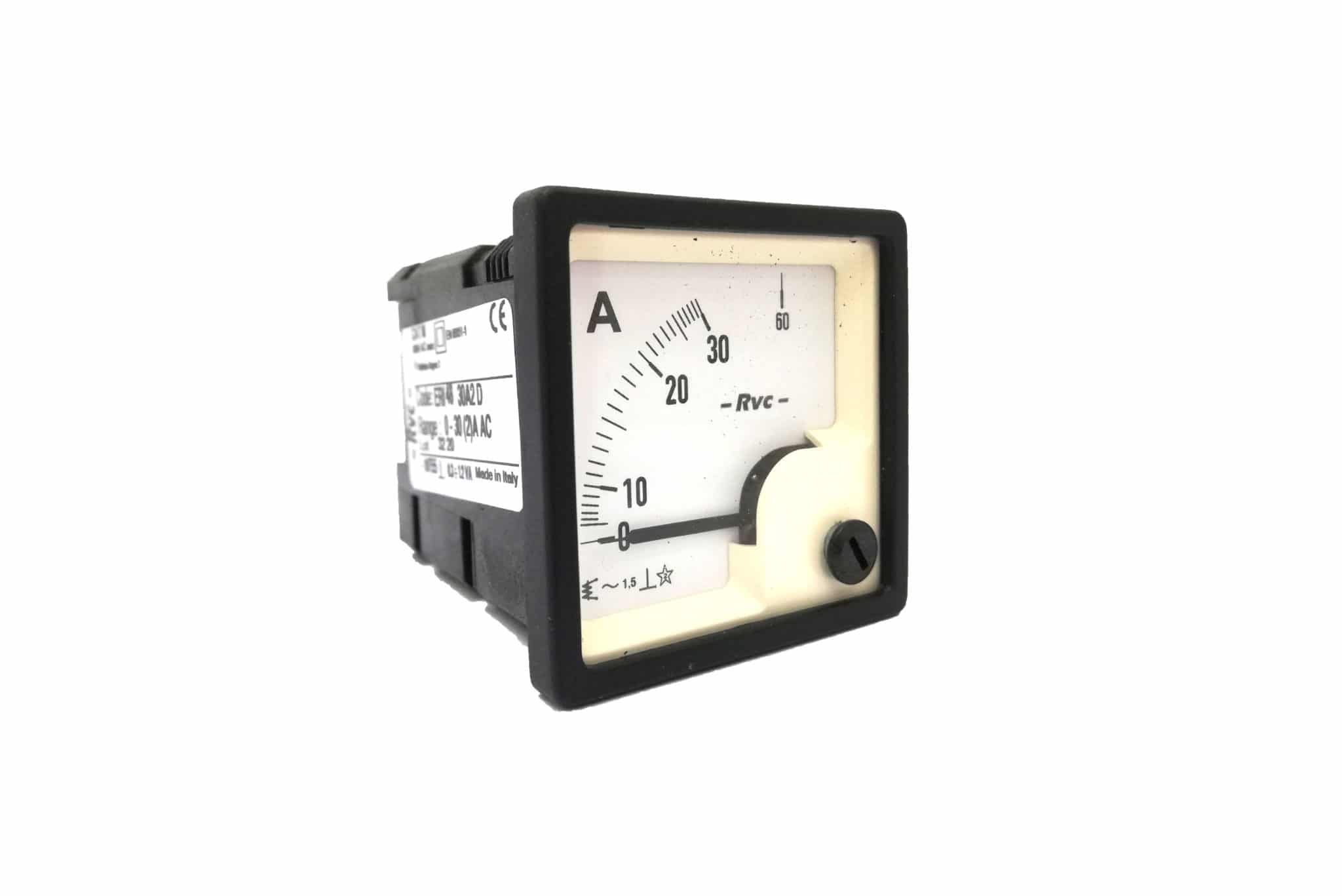 Ampere Meter Analog AC 48x48 CT Operated Model: ERI48 Revalco