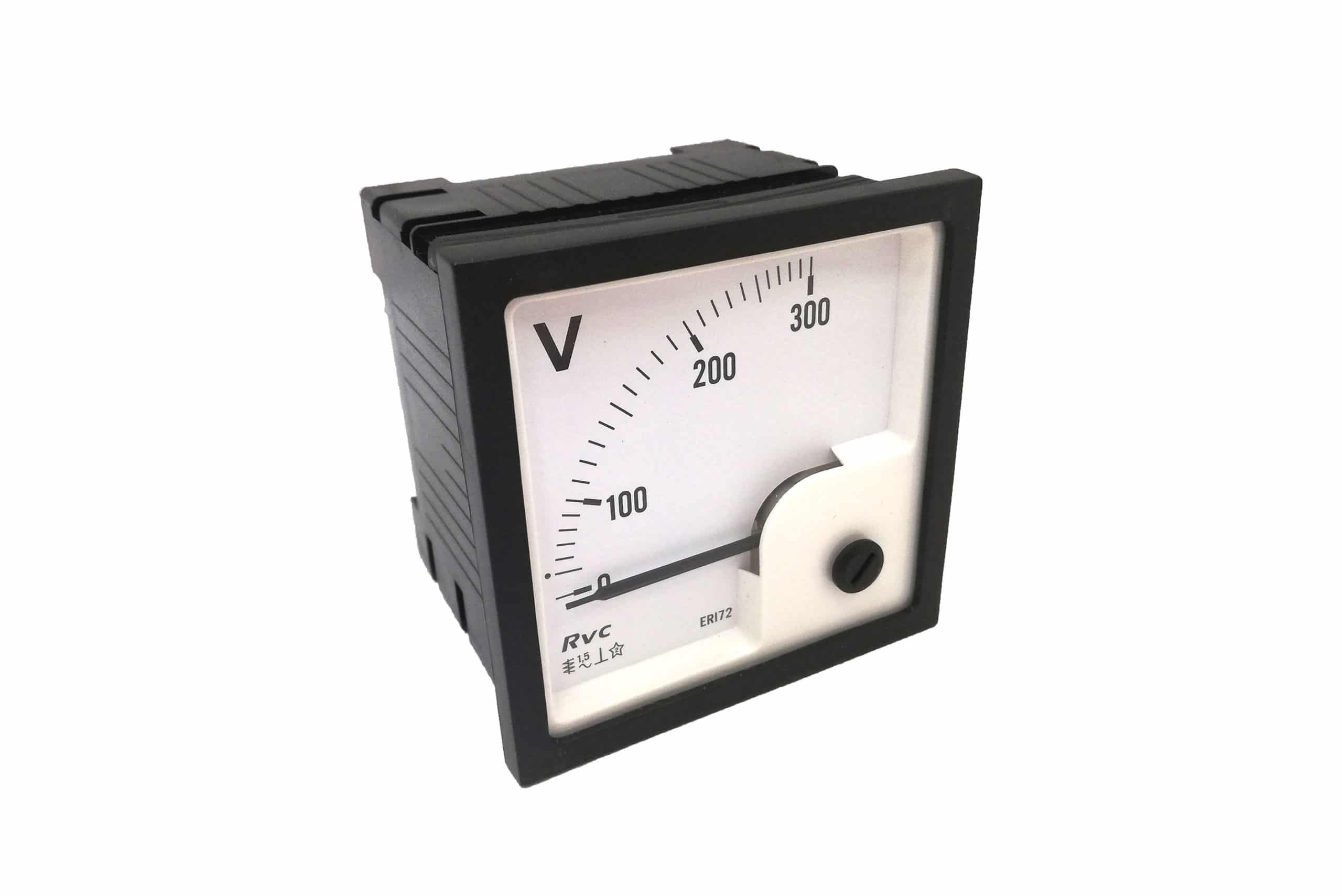 Voltmeter AC 72x72 Analogue Panel Mounted Model: ERI72Revalco Voltmeter AC 72x72 Analogue Panel Mounted Model: ERI72Revalco