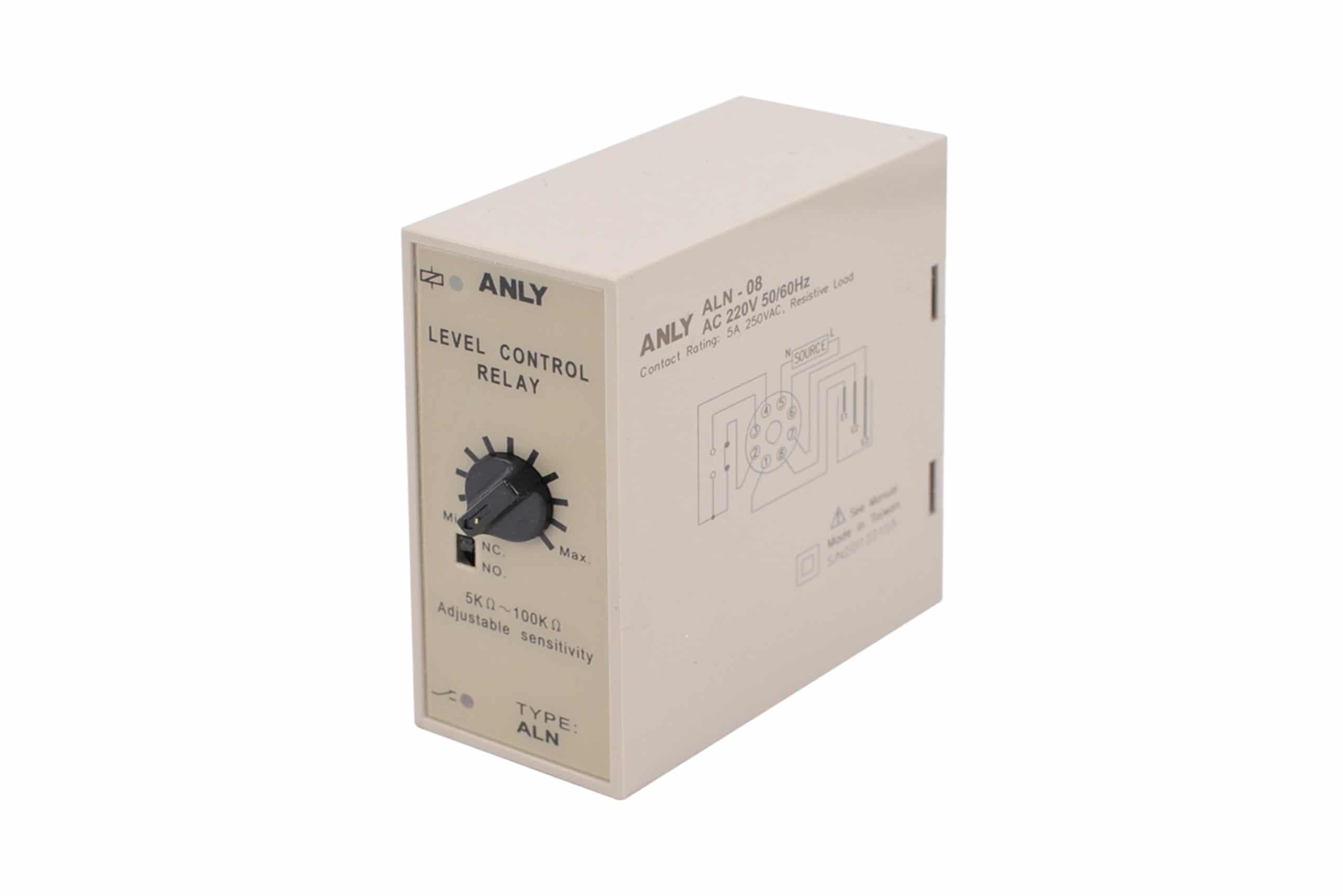 Level Control Relay 220V 8 Pin Round Model: ALN-08 Anly