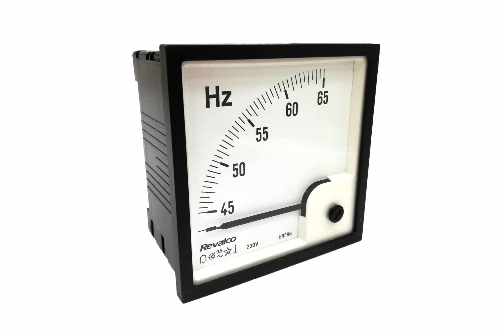 Frequency Meter 45-65Hz Size: 96*96 Model: ERF96 Revalco