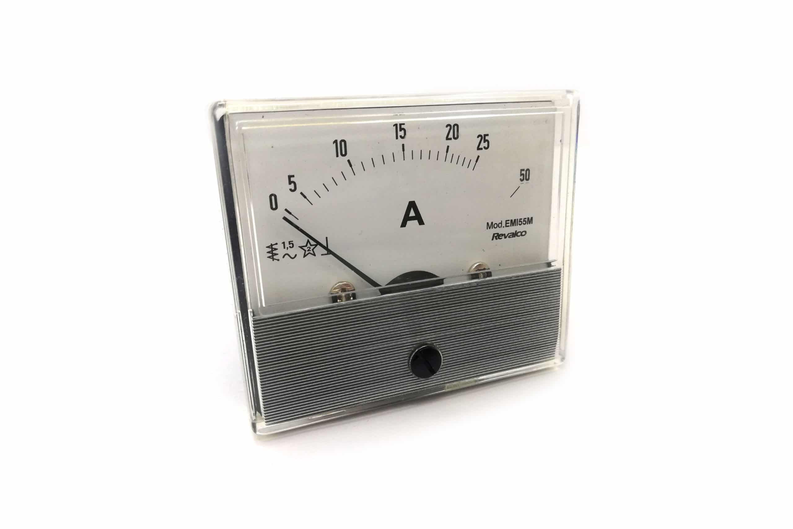 Round Ammeter AC Analogue Type Model: EMI55M Revalco