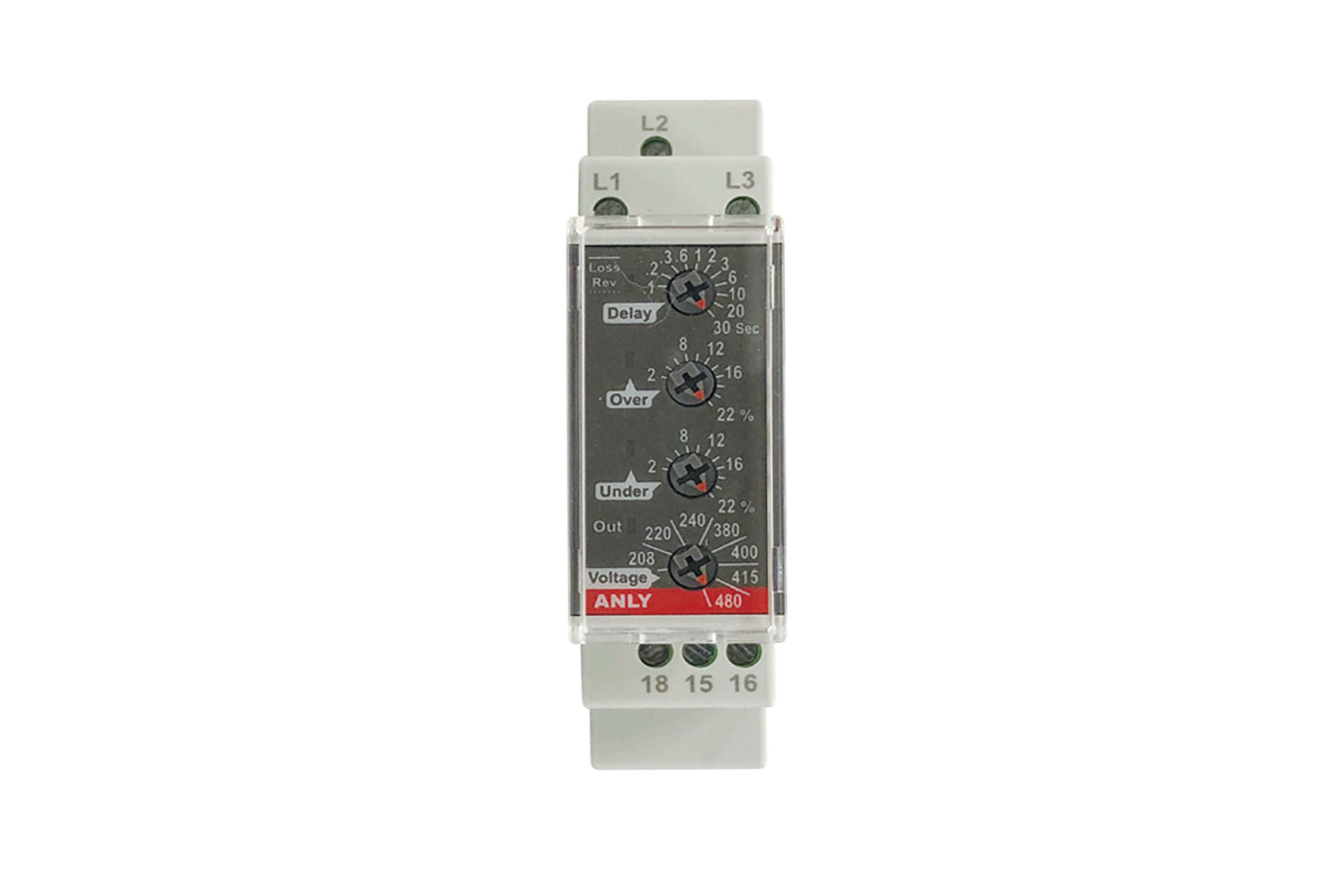 Three Phase Voltage Monitoring Relay 208-480V EP2-23 Anly Three Phase Voltage Monitoring Relay 208-480V EP2-23 Anly