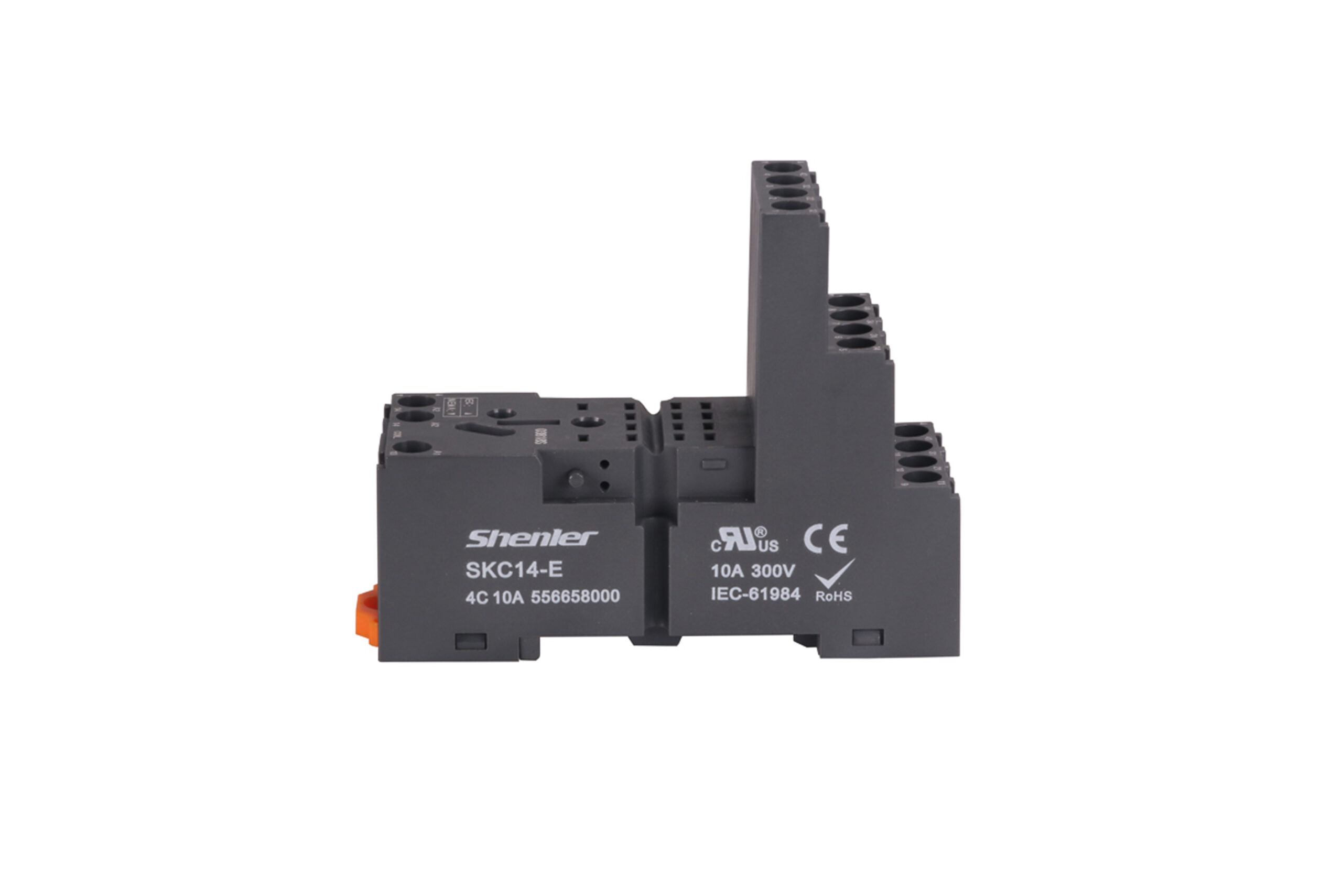14 Pin Relay Socket for RFK4 Series Din Rail Mount SKC14E Shenler
